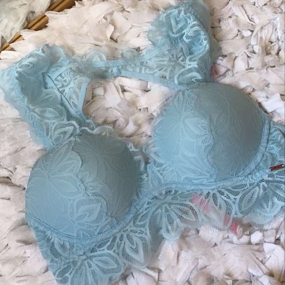 PINK Victoria's Secret | Intimates & Sleepwear | Light Blue Victorias ...